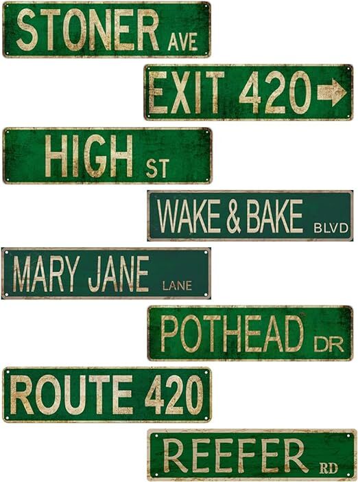 Vintage Street Signs | Seedless Green