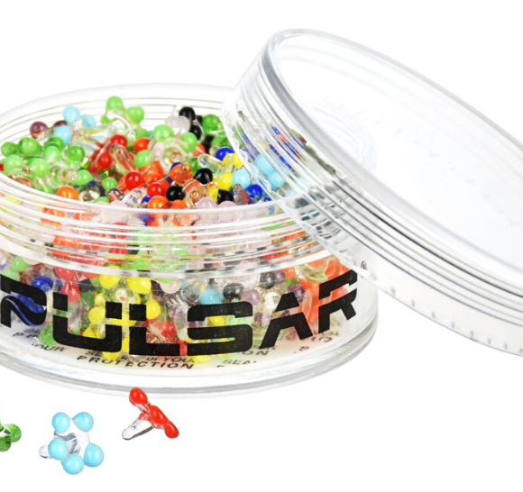 Pulsar Glass Daisy Bowl Screen | Small | Assorted Colors | Seedless Green